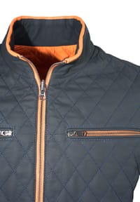 Lolus Lederjacke Albert Dunkelblau Herren Stepp Wendejacke aus weichem Lammnappa Leder | GALERIA