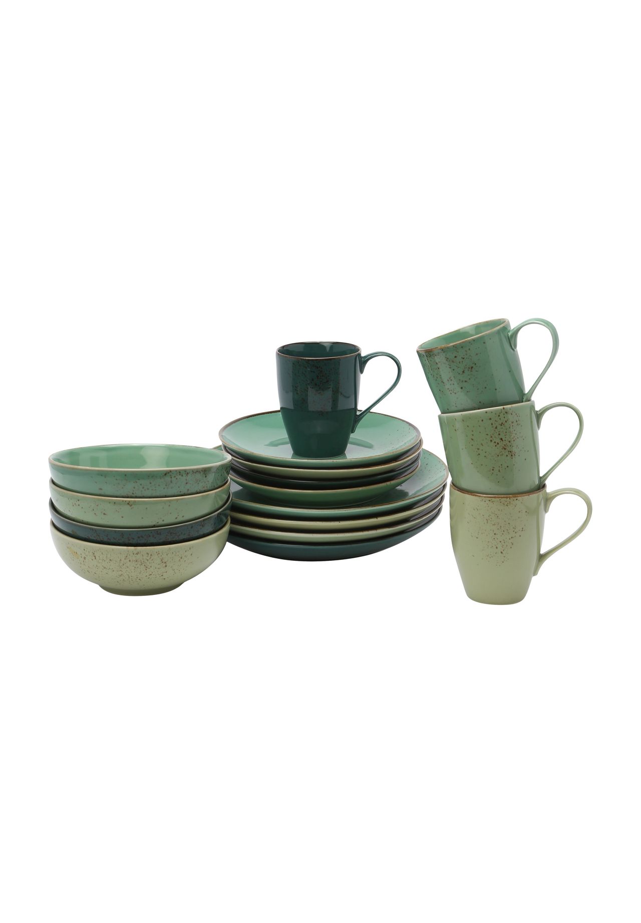 CreaTable Kombiservice "Nature Collection Green Life", 16-tlg | GALERIA