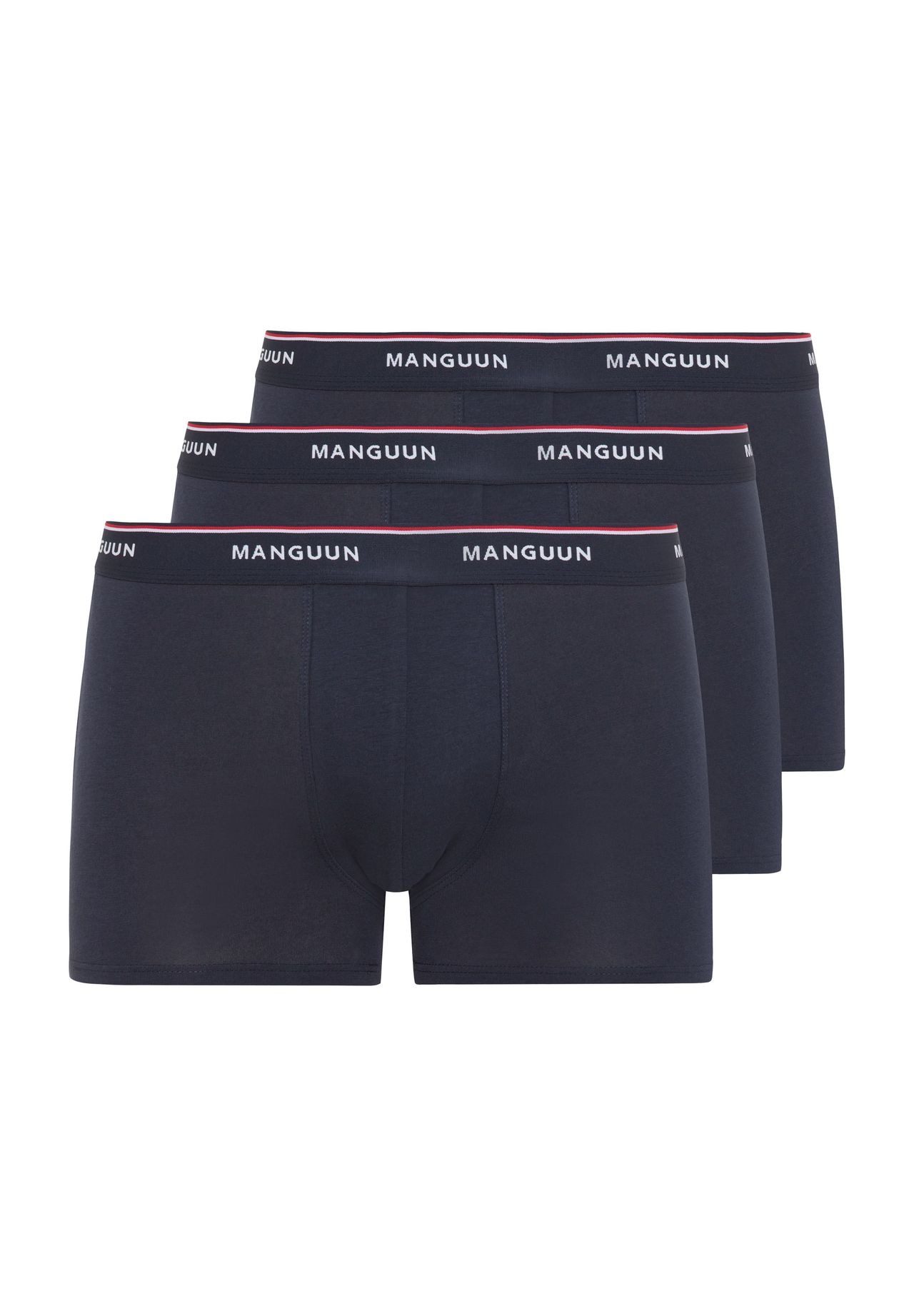 MANGUUN Pants, 3er-Pack, Logo-Bund, für Herren | GALERIA