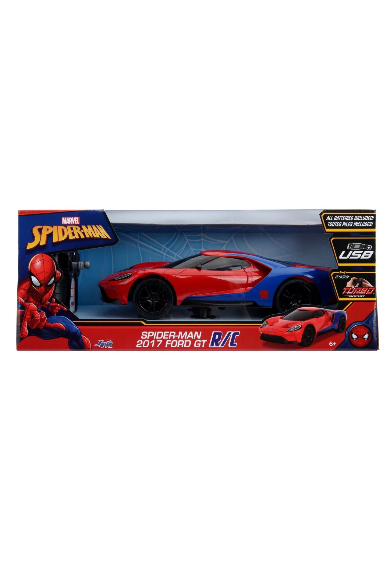 DICKIE TOYS Ferngesteuertes Auto RC Marvel Spider Man 2017 Ford GT GALERIA