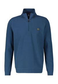 LERROS Sweatshirt, Troyer-Kragen, Logo-Patch, für Herren | GALERIA