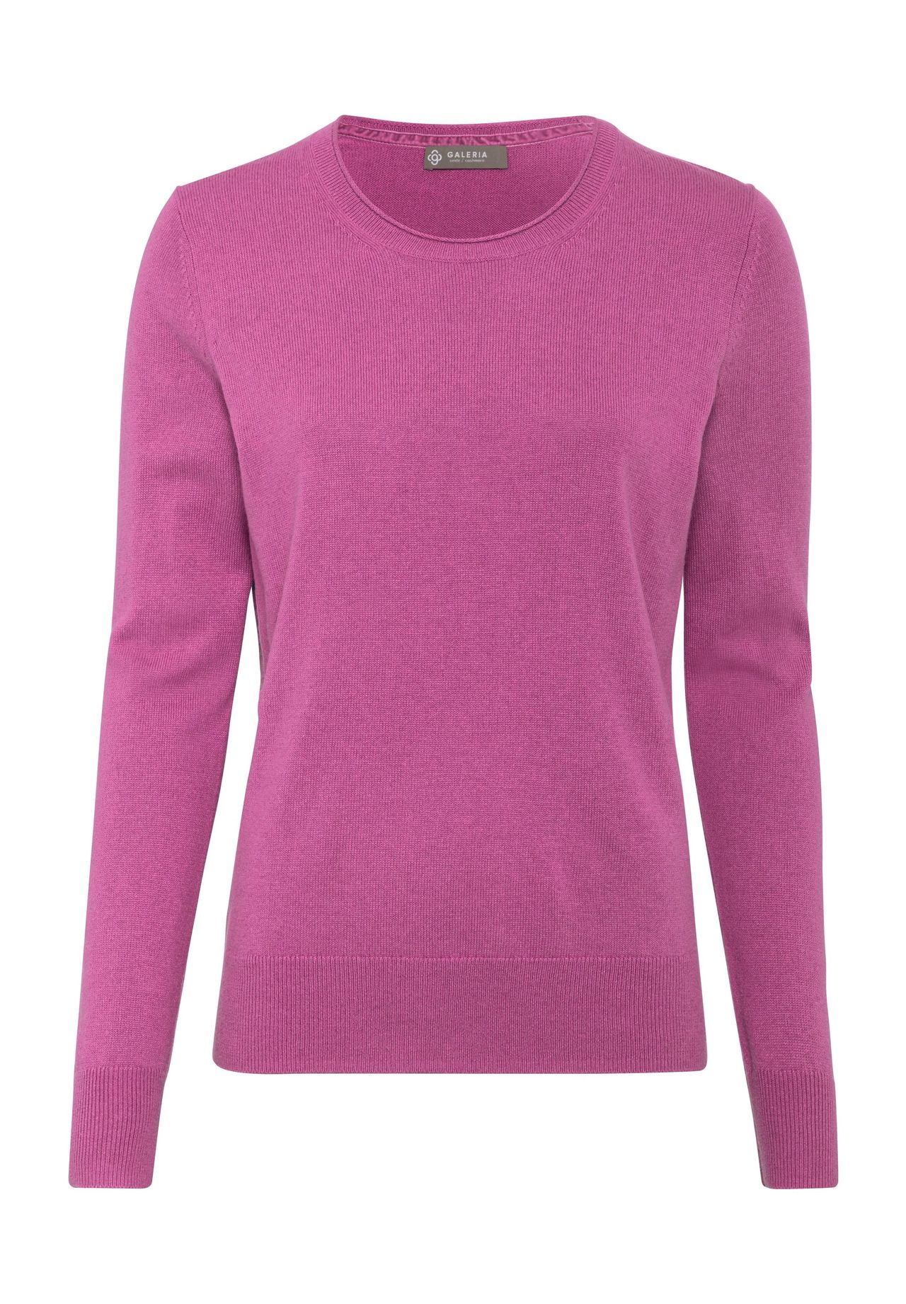 GALERIA Seide-Kaschmir Pullover "Madrid", Rundhals-Ausschnitt, für ...