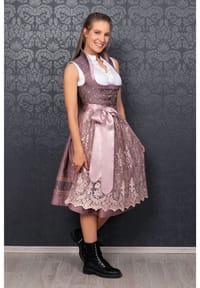 EDELNICE Midi Dirndl 2-teilig Madeleine Stehkragen | GALERIA